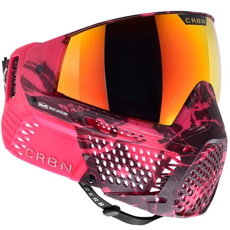 Carbon ZERO PRO V2 Paintball Thermal Mask GRX Series (Splat Fuchsia)