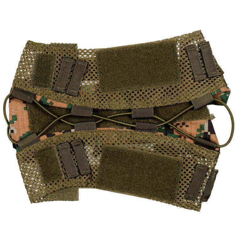 DELTA SIX helmet cover for FAST tactical helmets with bungee cord ...